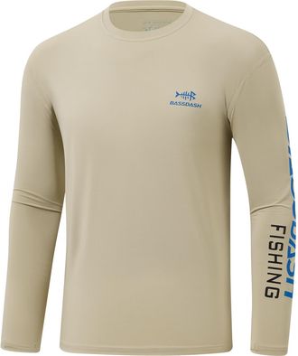 Bassdash Herren UPF 50+ UV Sonnenschutz Langarmshirt Schnell Trocknend für Geeignet zum Angeln und Wandern im Freien FS31M
