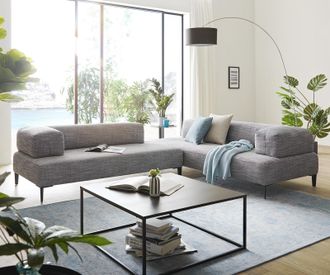 W.Schillig Ecksofa Puzzle 222 x 284 Schwarz-Wei&szlig; R&uuml;ckenlehne by W. Schillig, Ecksofas