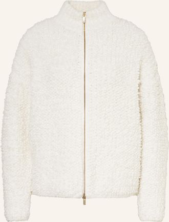 Max Mara Max Mara Studio Teddyfell-Jacke Oggetti Mit Alpaka weiss
