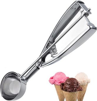 Westmark Cuill&egrave;re &agrave; Glace, Avec Poign&eacute;e en Pince, Longueur : 21,8 cm, Acier Inoxydable, Professionnels, Profi, 62942270