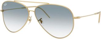 Ray-Ban unisex, Accessoires, Jaune, Taille: 59 MM Aviator Reverse