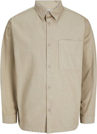 Jack & Jones JCOHELVETICA Washed Overshirt LS