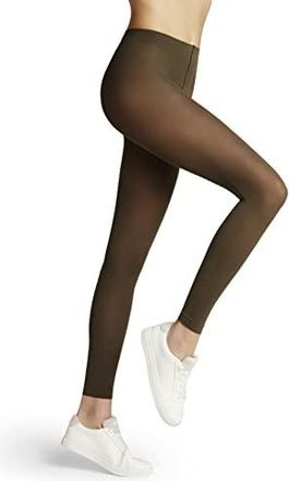 Falke Pure Matt 50 DEN W Le semi-opaques unis 1 paire, Leggings Femme, Vert Military 7826, L