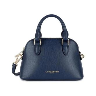 Lancaster Femme, Sacs, Bleu, Taille: ONE Size Sac Demi Lune Bleu à Fermeture Éclair