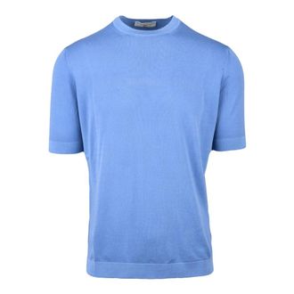 FILIPPO DE LAURENTIIS Homme, Tops, Bleu, Taille: 3XL Maglioncino Girocollo