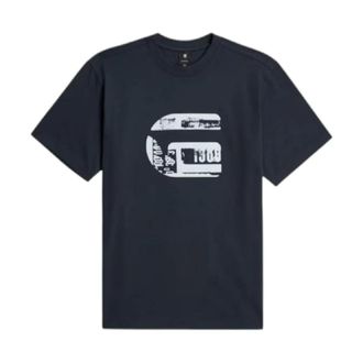 G-Star Homme, Tops, Bleu, Taille: XL G Icon Graphic T-Shirt