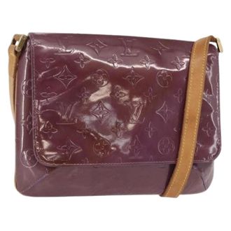 Louis Vuitton Sac bandouli&egrave;re en cuir verni Pre-owned - Femme - Pre-owned - Violet - Taille: ONE Size