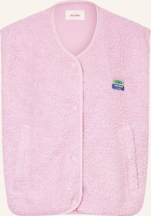 American Vintage American Vintage Teddyfell-Weste rosa