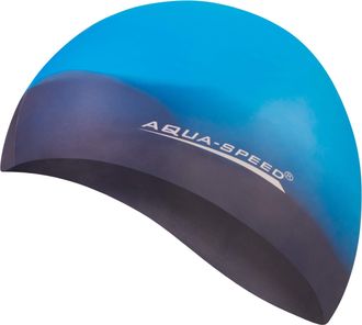 Aqua Speed BUNT Badem&uuml;tze + Kleines Mikrofaserhandtuch | Damen & Herren | rei&szlig;feste Badekappe | Badehaube | Schwimmhaube Wettkampf f&uuml;r Erwachsene | Swimming Cap 