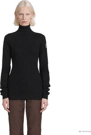 Moncler Wool Blend Turtleneck Jumper