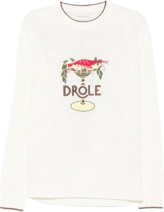 Dr&ocirc;le de Monsieur Homme, Pulls, Beige, Taille: L Pull ras du cou