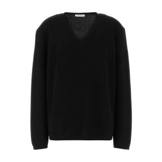 The Row Pull en maille col V - Femme - Pulls - Noir - Taille: 40 FR
