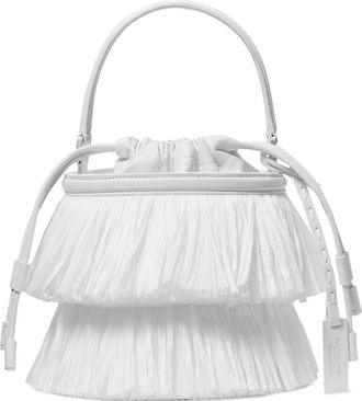 Michael Kors mini Ischia bucket bag - Blanc