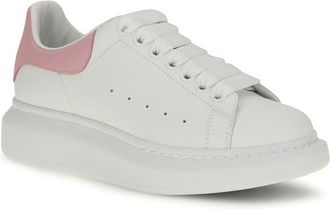 Alexander McQueen Chunky Calf Leather Sneaker - White