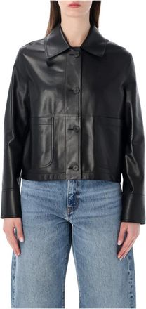 S.W.O.R.D 6.6.44 S.w.o.r.d 6.6.44, Femme, Vestes, Noir, Taille: 38 FR Blouson de motard en cuir court