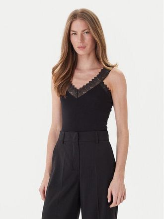 Morgan Top 242-DNAE Schwarz Slim Fit