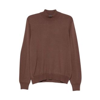 Tagliatore Lionel Rollkragenpullover - - Knitwear - Herren - Braun - 2XL