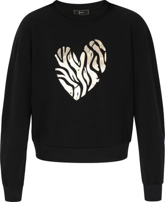 Faina Sweatshirt Frauen Schwarz