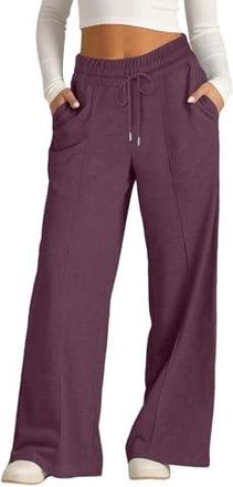 Generic Pantalons Jogging pour Femme Stretch Printemps Et Et&eacute; Longueur Pants Fluide Loisirs Respirant Streetwear D&eacute;contract&eacute;s Relax Fit Surv&ecirc;tement Mode Class