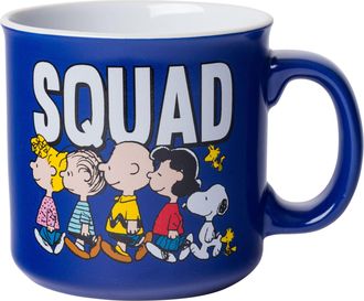 Silver Buffalo Peanuts Squad Keramik-Kaffeetasse im Camper-Stil, 590 ml