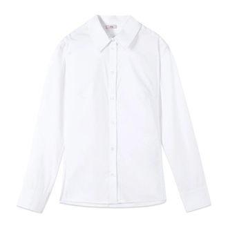 Oltre Basic Poplin Hemd - - Blouses & Shirts - Damen - Wei&szlig; - XL