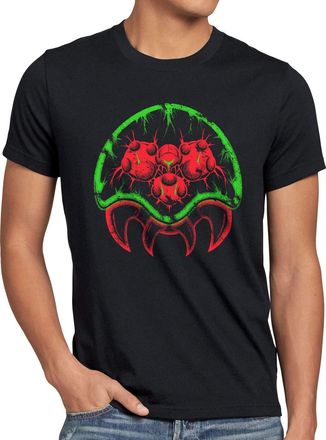 style3 Morph Herren T-Shirt Gamer SNES Samus Aran Switch, Gr&ouml;&szlig;e:4XL