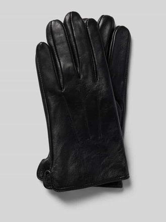 Eem Fashion Handschuhe aus echtem Leder mit kurzem Seitenschlitz