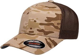 Flexfit Trucker Cap Capuchon, Multicam Arid/Marron, Taille Unique Mixte