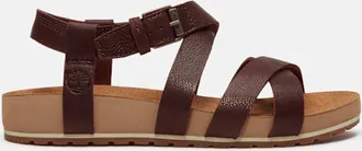 Timberland Malibu Waves Sandale mit Fersenriemen f&uuml;r Damen in Burgunderrot, Damen, Burgunderrot, Gr&ouml;&szlig;e