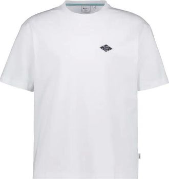 Pepe Jeans London Herren T-Shirts wei&szlig; Baumwolle