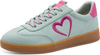 Marco Tozzi Marco Tozzi Damen Sneaker weiches Feel Me Wechselfu&szlig;bett weiches Innenfutter Modisch, t&uuml;rkis (Turquoise), 39 EU