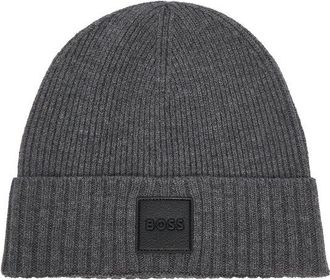 HUGO BOSS M&uuml;tze Flavio 50522426 Grau