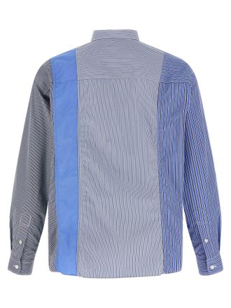 Comme Des Gar&ccedil;ons Mens Blue Cotton Blouse