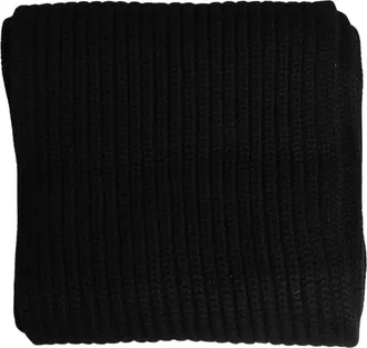 Dolce & Gabbana Black Cashmere Knitted Men Neck Warmer One Size Scarf