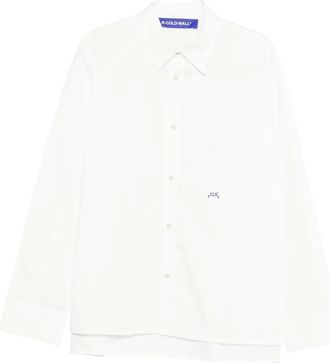 A-Cold-Wall* chemise en coton - Blanc
