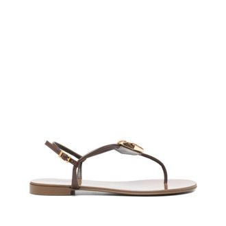 Giuseppe Zanotti Flat Sandalen - - Shoes - Damen - Braun - 36 EU