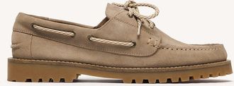Faguo Chaussures bateau beige