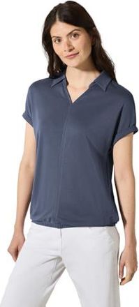 Cecil B323118 T-Shirt, Bleu Pluie, XL Femmes