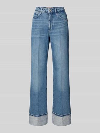 Guess High Rise Wide Leg Jeans mit Umschlag Modell REY