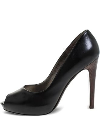 Ferragamo escarpins 115 mm en cuir - Noir