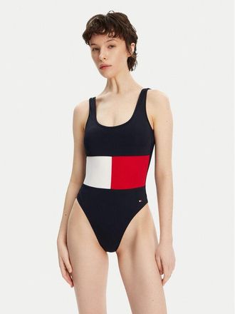 Tommy Hilfiger Badeanzug UW0UW05853 Dunkelblau