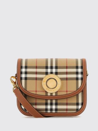 Burberry Elisabeth Mini-Tasche aus Vintage-Check-Baumwolle mit Equestrian Knight-Logo
