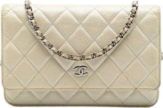 Chanel Wallet on Chain Pre-owned - Femme - Pre-owned - Jaune - Taille: ONE Size