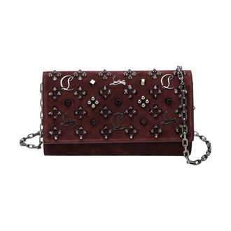 Christian Louboutin Paloma Wallet on a Chain - - Bags - Damen - Braun - ONE SIZE