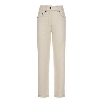 Max Mara Gerades Jeans - - Jeans - Damen - Beige - M