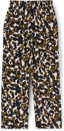 Motivi Weite Hose mit ethnischem Muster aus Lyocell-Mischung - - Trousers - Damen - Mehrfarbig - L