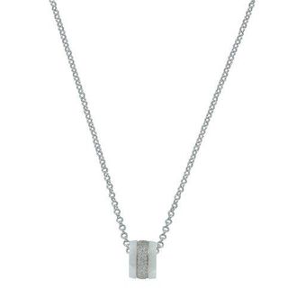 Ceranity 1-52/0007-B - Collier Femme - Argent 925/1000 4.15 GR - Oxyde de Zirconium - Blanc - 45 cm