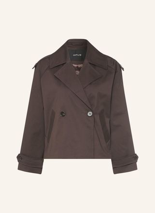OPUS Kastenjacke Haweni braun