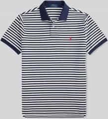 Polo Ralph Lauren Slim Fit Poloshirt aus reiner Baumwolle Modell YD MESH STRIPE POLO
