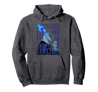 Disney Geometrisches Portr&auml;t von Disney Hercules Hades Pullover Hoodie